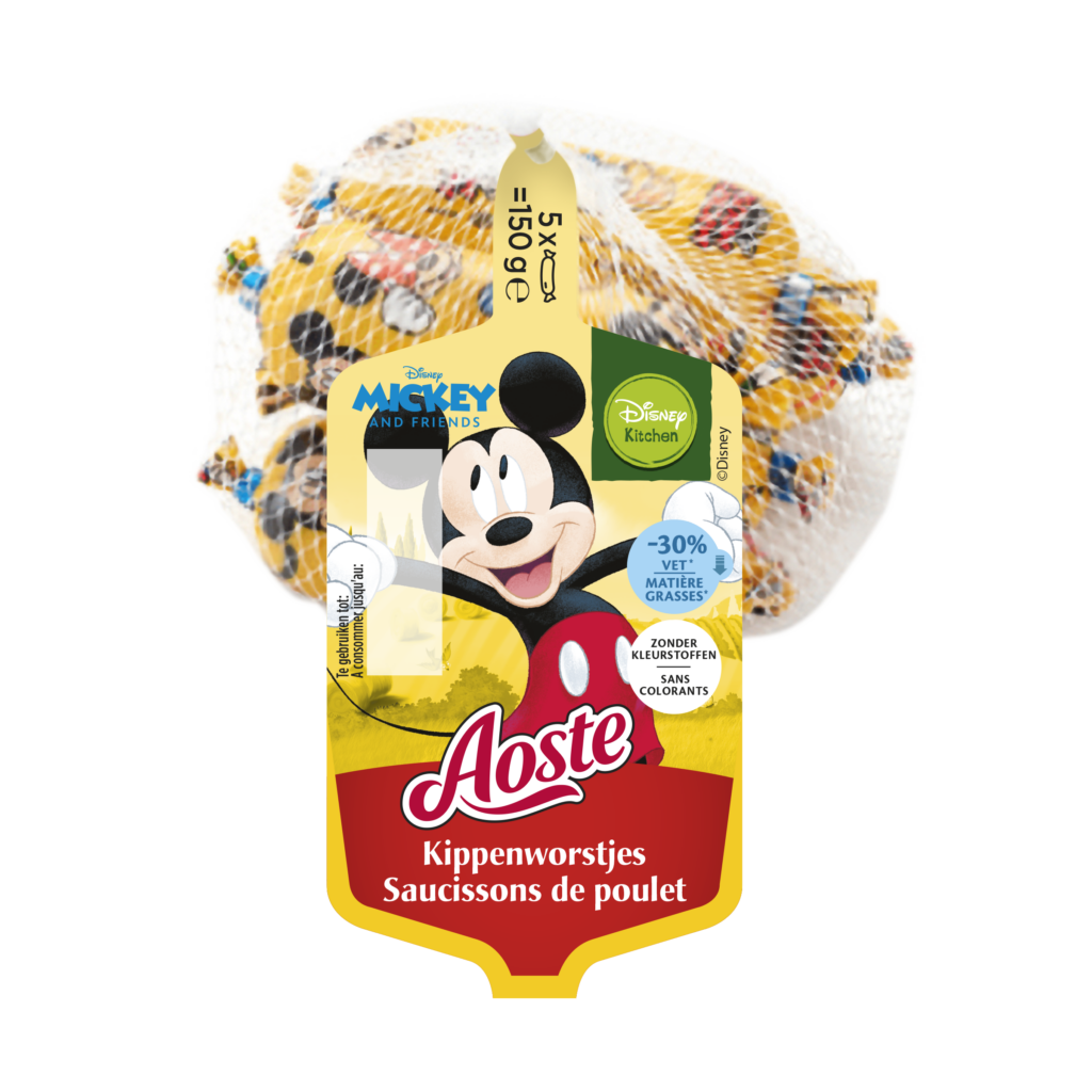 Aoste Disney Mickey Kippenworstjes | Aoste